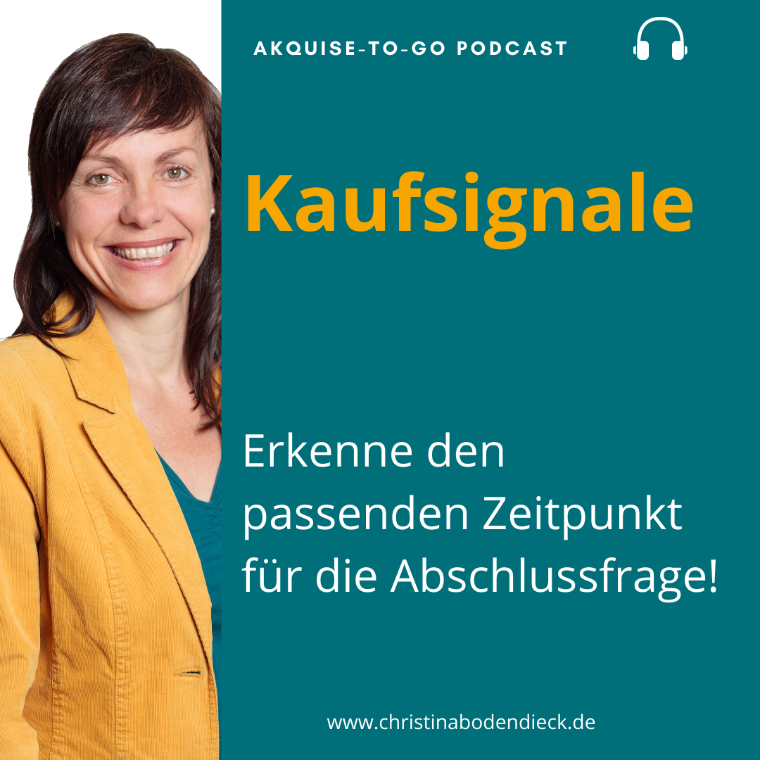 Kaufsignale: Erkenne den passenden Zeitpunkt für die Abschlussfrage ...